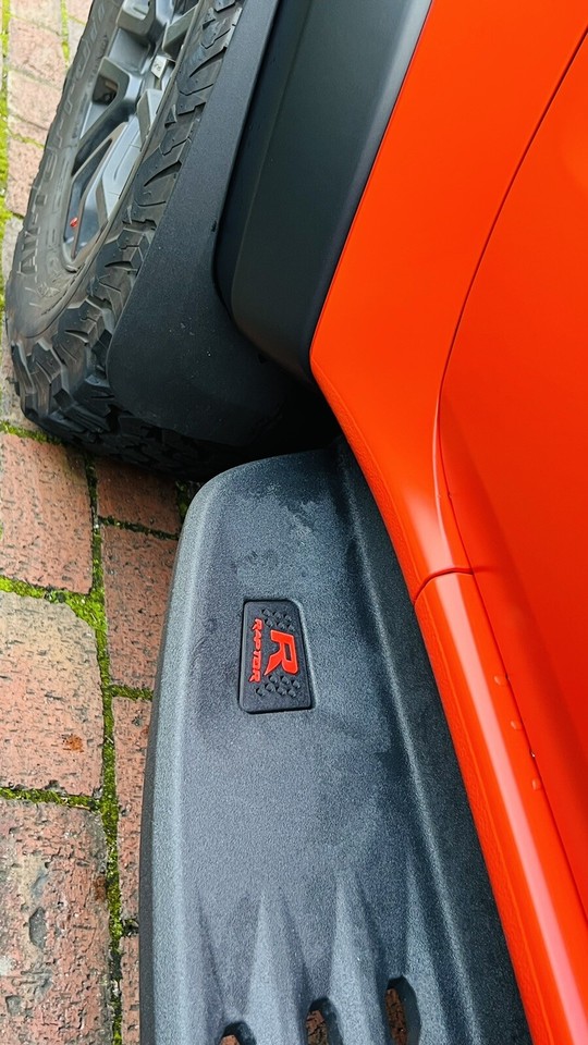 Ford NextGen Ranger Raptor sidestep inserts with drain holes | eBay