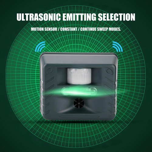 Ultrasonic 4 Alarm Sounds Electronic Pest Repellent for Bird Wild ...
