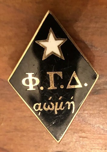 VINTAGE 10K PHI GAMMA DELTA Fraternity Pin 1937 | eBay
