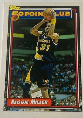 Reggie Miller 1992-93 Topps Indiana Pacers #215 RC NM | eBay