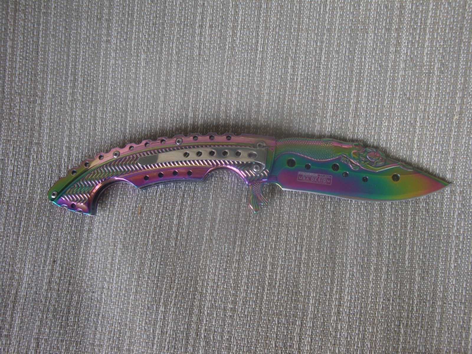 Tac Force Collectors 3d Mermaid Spring Assisted Pocket Knife TF864RB ...