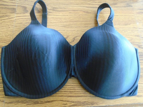 Playtex Secrets Perfectly Smooth U/W Bra Black Stripe Size 40DDD Style ...