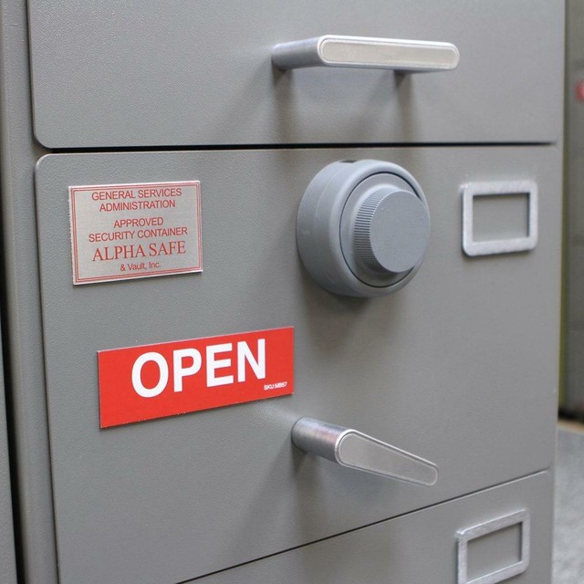 GSA Container Open Closed Magnet 3 Pack for sale online | eBay