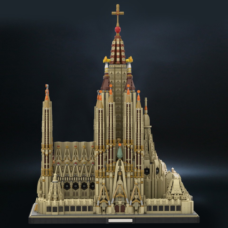 Sagrada Familia Cathedral 10055 Pieces Building Toys Sets & Packs MOC ...