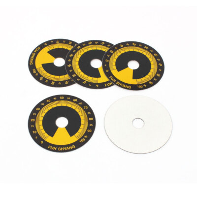 Variable Transformer Potentiometer 0-100 Control Dial Face Plate 5pcs ...