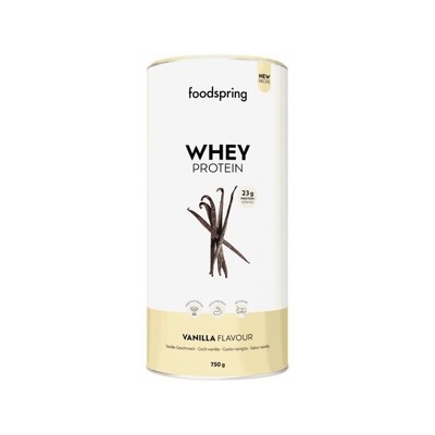 FOODSPRING Whey Protein Vanilla - Protein Powder 750 G | eBay