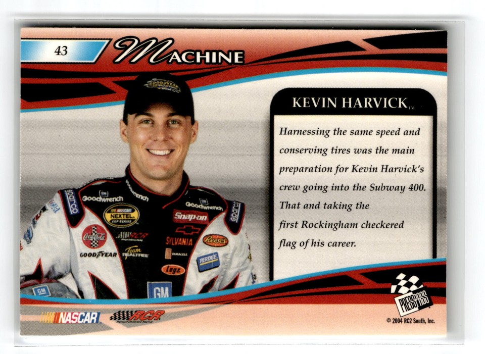 2004 Press Pass Premium #43 Kevin Harvick Machine 202421 | eBay