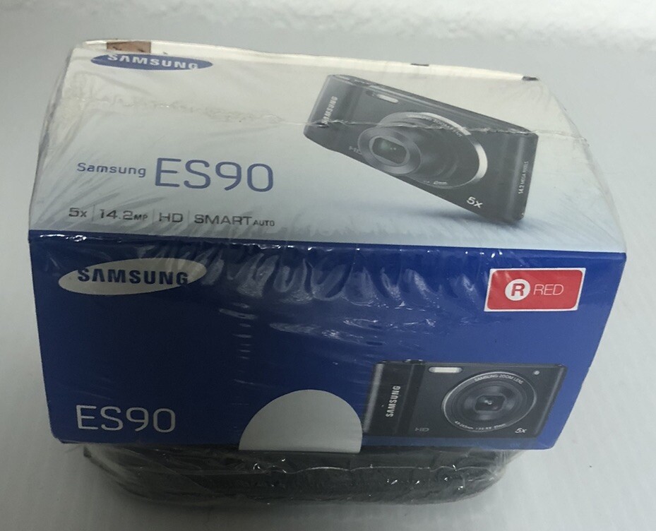 Samsung ES90 14.2MP Digital Camera-Red ,5X Optical Zoom,HD Record ...