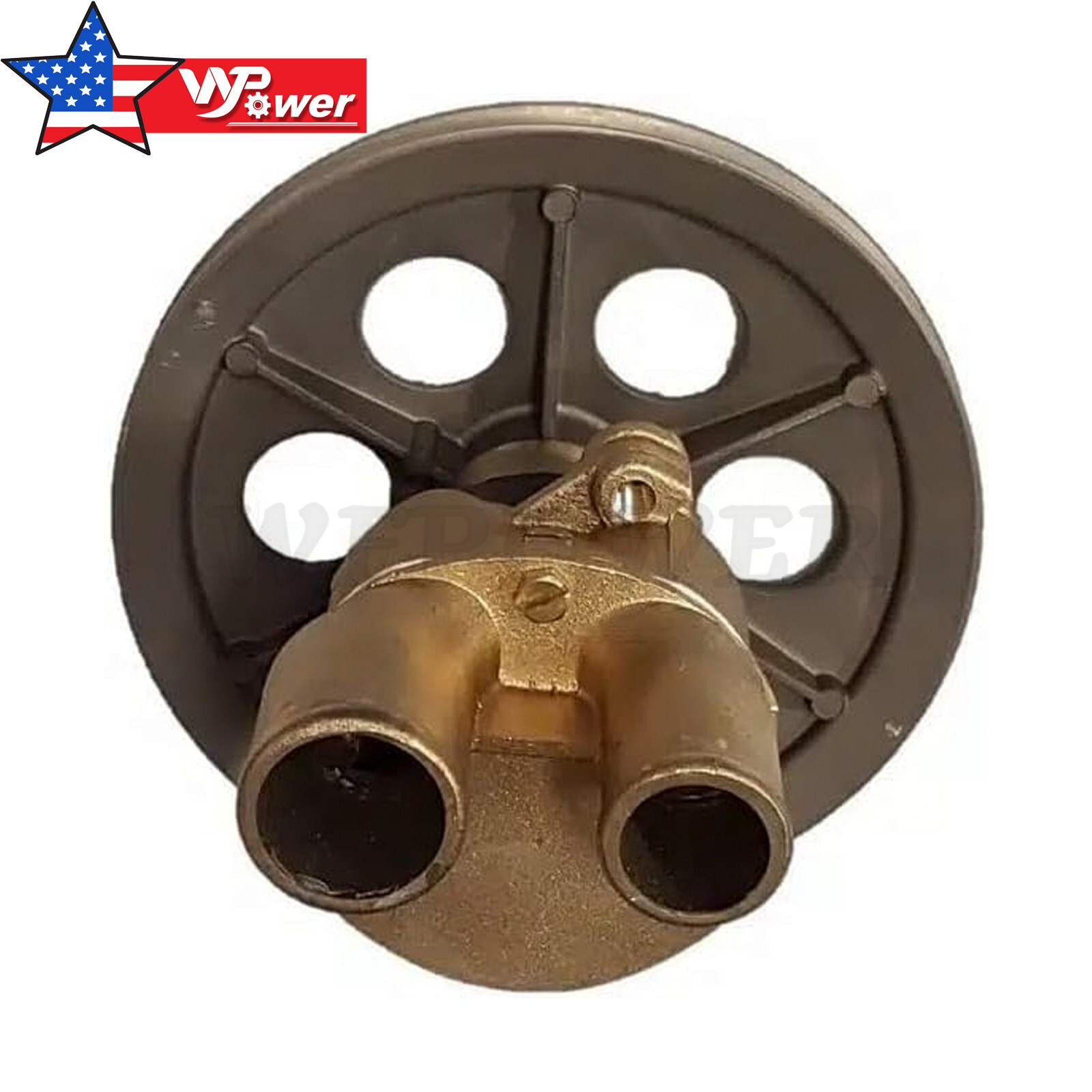 Water Sea Pump 3855778 3852398 For OMC Volvo Penta 6.5" Pulley 3851623 ...