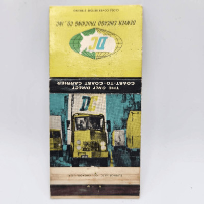 Vintage Matchcover DC Denver Chicago Trucking Company | eBay