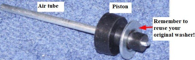 DAISY SPRING, AIR TUBE, PISTON & WIPER FITS MODEL 95B, 99B & 111B ...