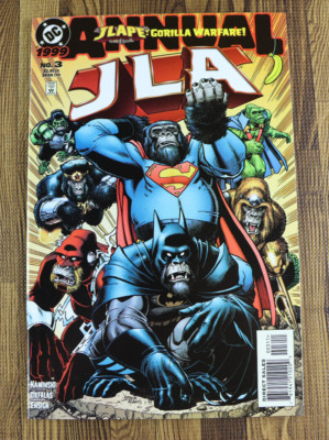 1999 DC Comics JLA JLAPE Gorilla Warfare #3 VF/VF+ | eBay