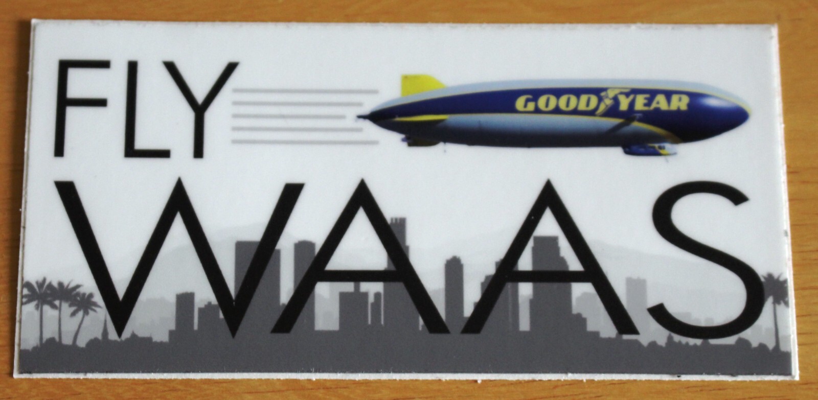Fly WAAS Goodyear Blimp/Airship Sticker | eBay