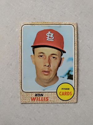 1968 Topps Ron Willis #68 St. Louis Cardinals gd free shipping | eBay