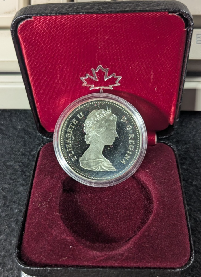 1982 CANADA SILVER DOLLAR REGINA CENTENNIAL 50% Silver 0.375 oz Proof ...