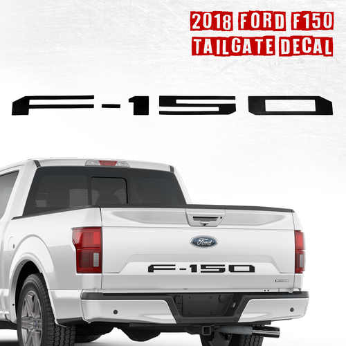 For 2018 Ford F150 3D Black Tailgate Letters Decal Inserts | eBay