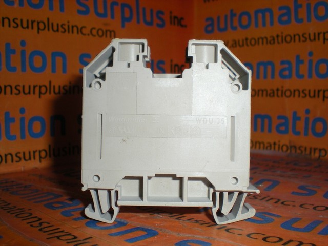 Weidmuller WDU 35 Series W Terminal Block 35mm 1000v for sale online | eBay