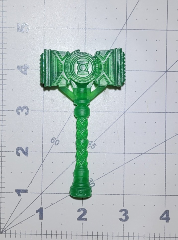 McFarlane DC Kilowog Green Lantern Corps Hammer Weapon 7" Custom Fodder ...