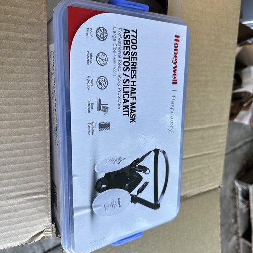 Honeywell Asbestos Silica Respirator Kit P2 P3 Filters 7700 Series Half ...