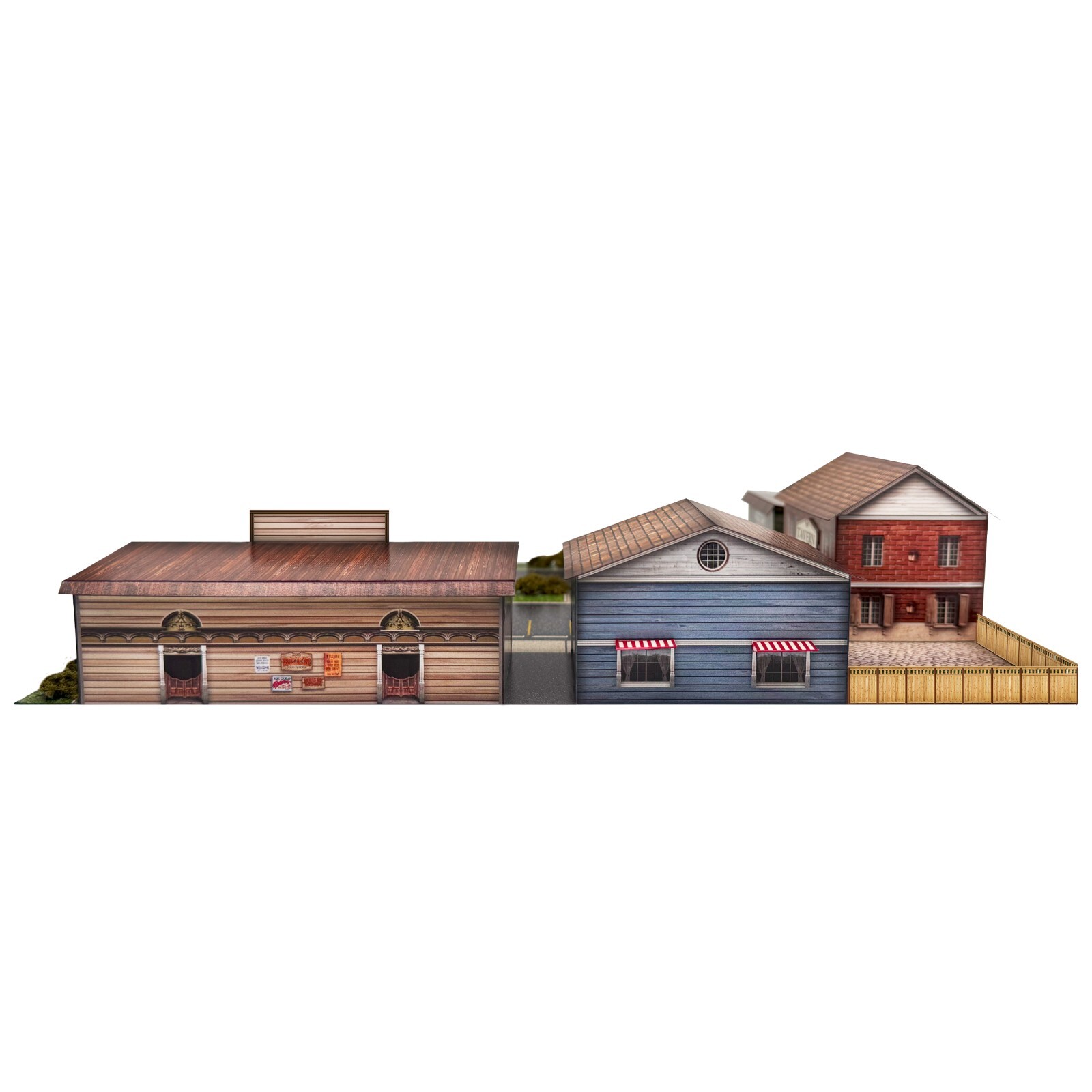 N Scale Building Kit Scale Starter Small Town Model Kit, Fits Micro ...