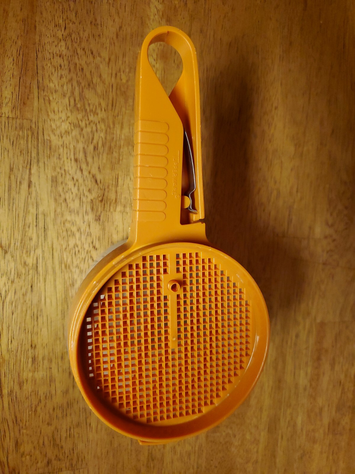 Vintage Orange Tupperware Flour Sifter 1689-11 With Container ...