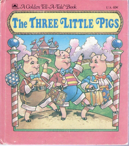 The Three Little Pigs by Bruce Isen - A Golden Tell-A-Tale Book | eBay