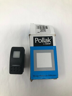 Pollak 34-234P Sealed Illuminated Rocker Switch 20A 12V SPDT On-Off-On ...