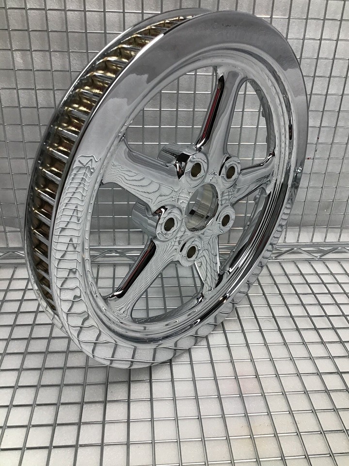 Harley Rocker Softail 2008 -11 CUSTOM CHROME OEM PULLEY only 37728-08 ...