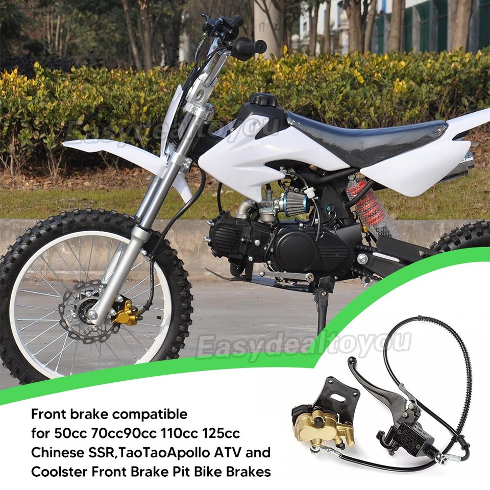 12mm Classic Pit Bike Pitbike Front & Rear Brake Caliper Set 50cc 110cc ...