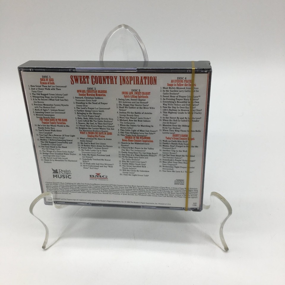 Various – Sweet Country Inspiration 4 CD Set 1999 Country Inspirational ...