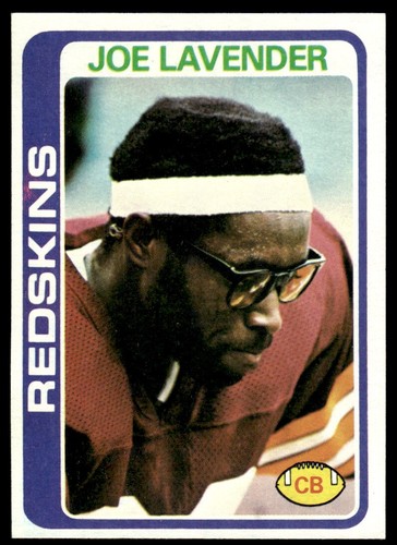 1978 TOPPS JOE LAVENDER K WASHINGTON REDSKINS #256 | eBay