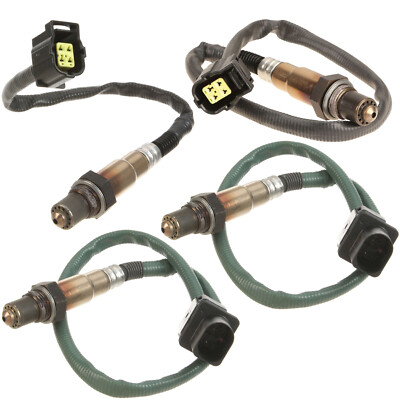 Bosch 2x Downstream & 2x Upstream Oxygen Sensors KIT for MB X164 W164 ...
