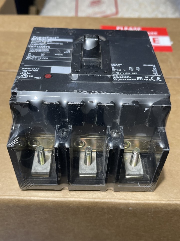 Square D QD 225 PowerPact Circuit Breaker 225A Cat# QDF32225TS | eBay