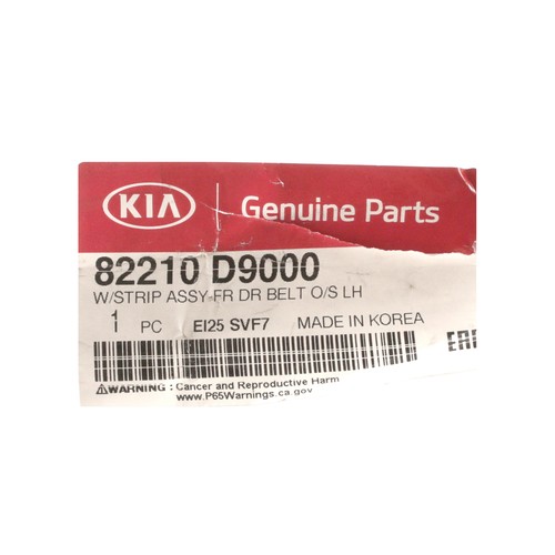 OEM Front Driver Side Door Weatherstrip Molding 17-22 Kia Sportage ...