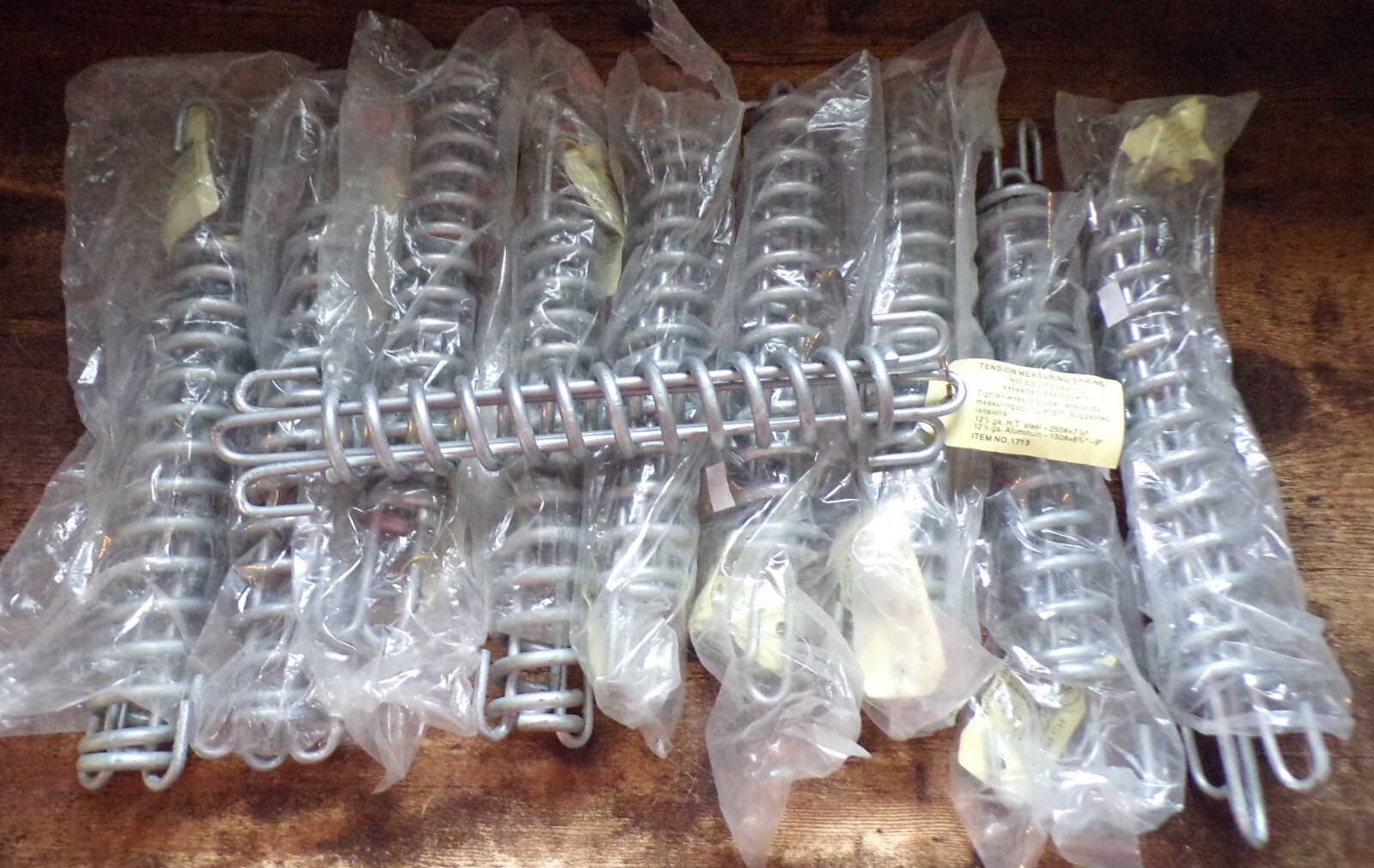 Tension Measuring Spring fence Hot Dip Zinc coating 12 1/2 GA nm 1713 ...