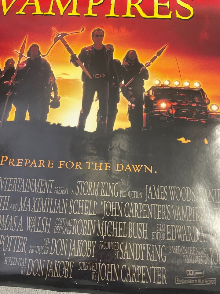 1998 Vampires Original 1Sh D/S Poster Cult Movie *RARE* Rolled Good ...