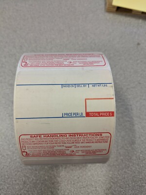 Cas LP-1000 LST/8010 UPC Scale Labels, 58mm x 40mm - 1 roll | eBay