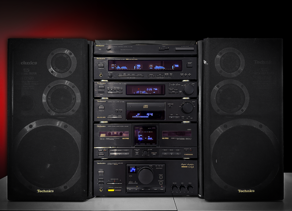 TECHNICS SU-X920D 🌈RaRe🌈 Vintage Stereo Component System SB-CD320 ...