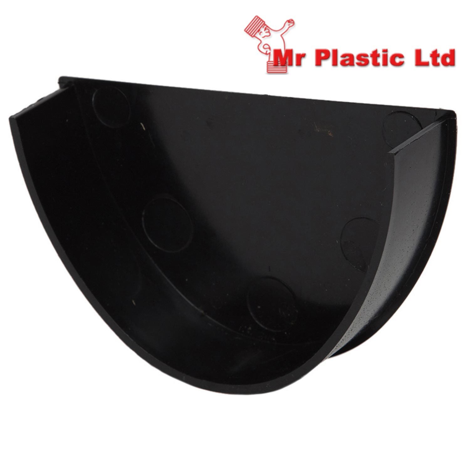 Polypipe 117mm Polyflow Deep Flow Gutter Fittings in Black | eBay UK