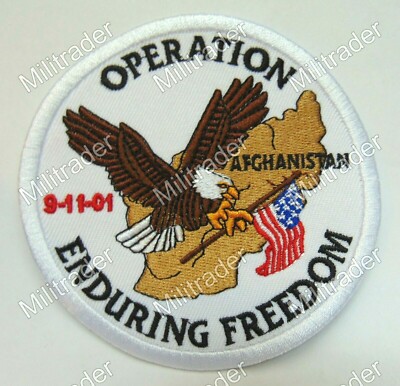 Operation Enduring Freedom 9-11-01 Patch | eBay