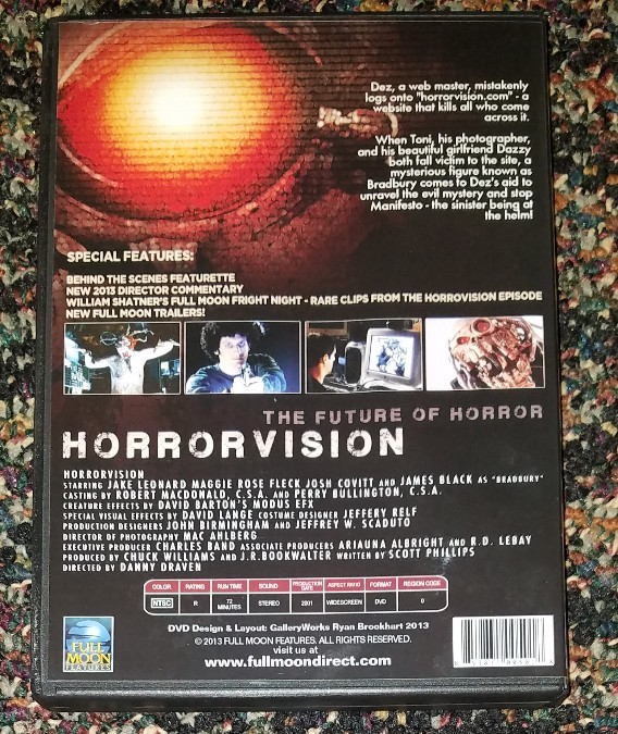 HorrorVision (DVD, 2001) New FullMoon 2013 859831005018| eBay