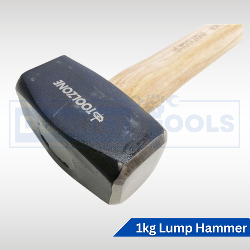 Lump Hammer Heavy Duty 1kg Hickory Wood Hand Tool Masons Club Mallet ...