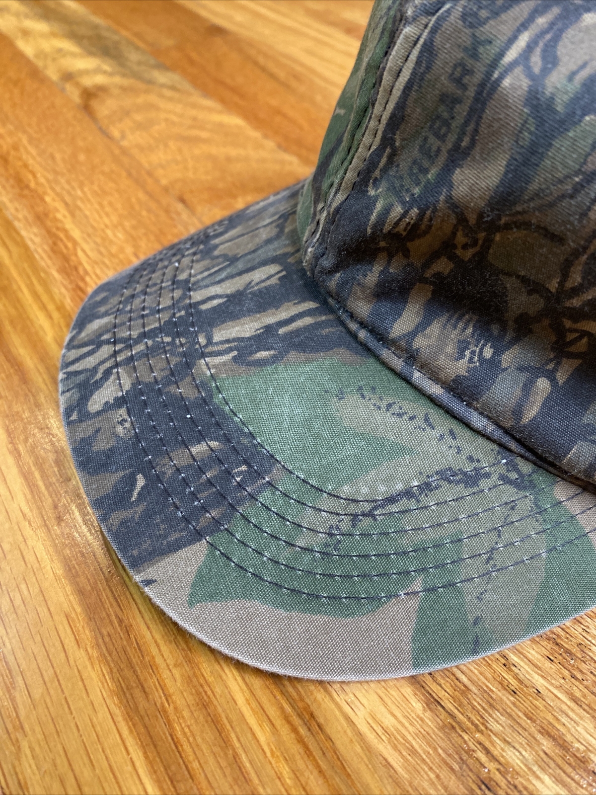 Vintage Duck Bay Trebark Camo Insulated Adjustable Hat Cap Camo Hunting ...