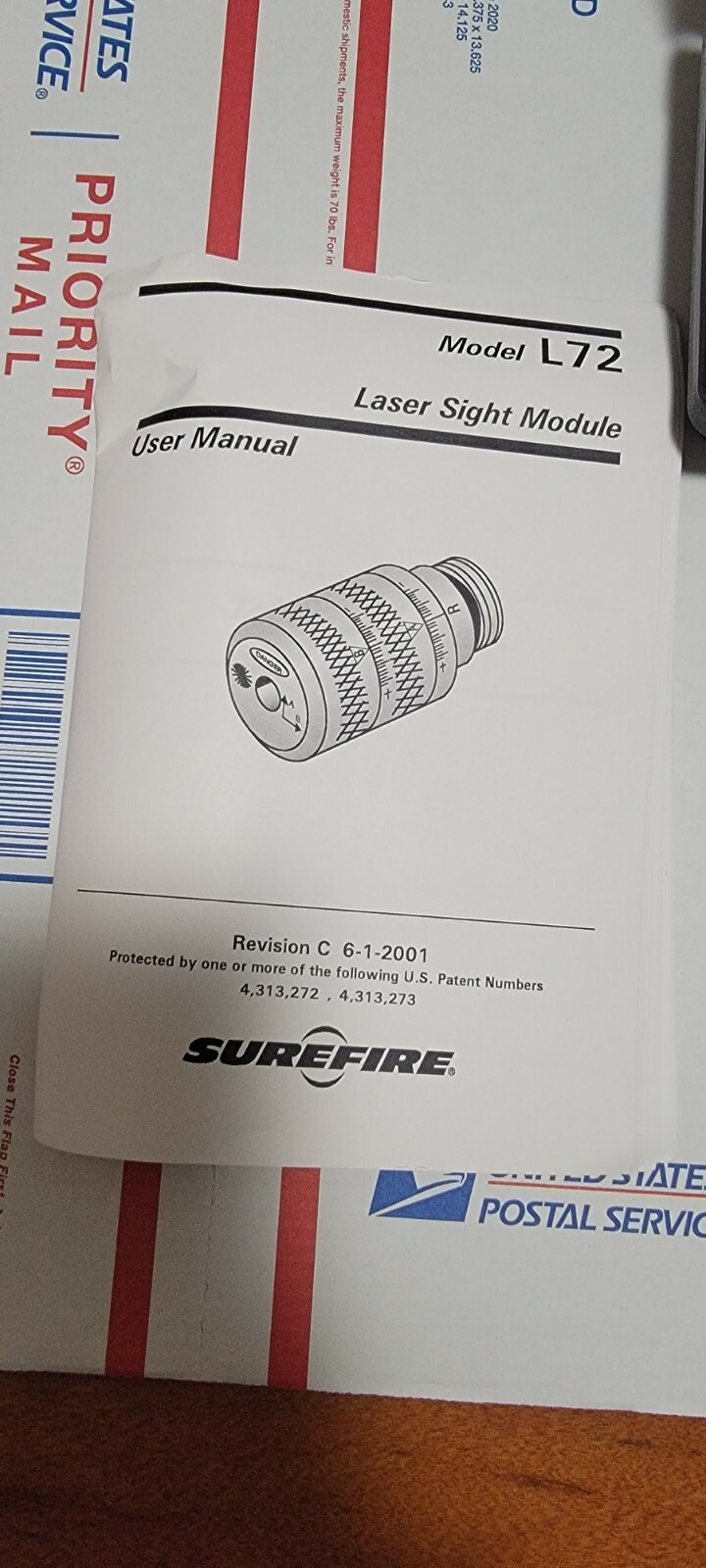 Surefire L72 Laser Sight Module Only Rare | eBay