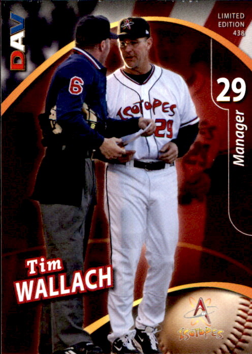 2009 Albuquerque Isotopes DAV #10 Tim Wallach Manager Baseball Card | eBay