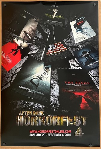 AFTER DARK HORRORFEST 4 MOVIE POSTER 2 Sided ORIGINAL 2010 27x40 | eBay