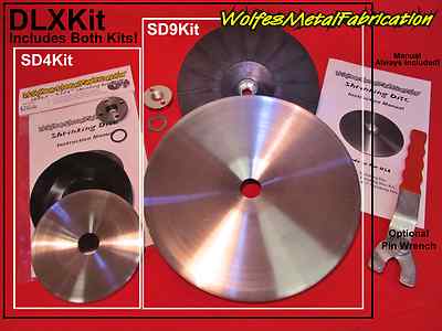 DLX49WKit, 4.5" & 9" "Easy Shrink"™ DELUXE Shrinking Disc Kit & WRENCH ...