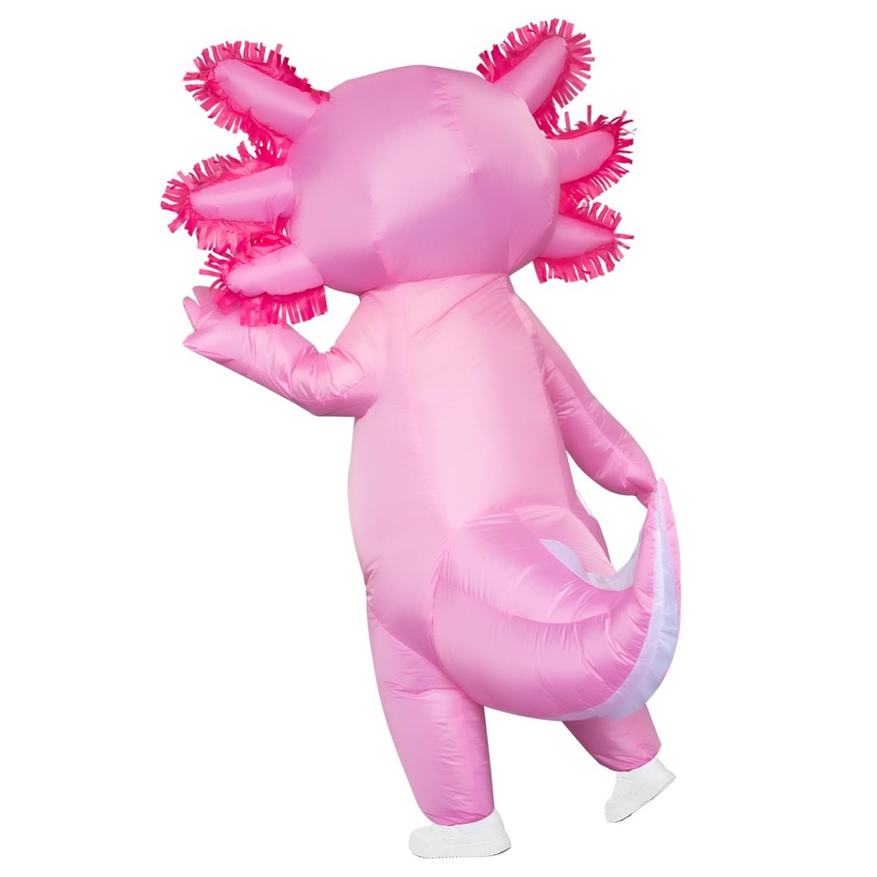 Inflatable Axolotl Costume for Kids Halloween Kid Blow Up Costume ...