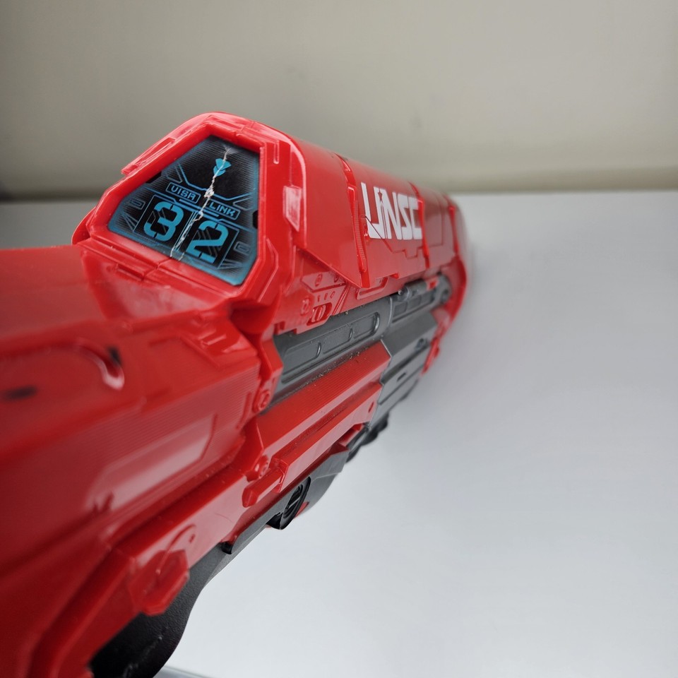 Rare Boomco HALO MA5 Blaster Rifle UNSC Dart Gun Master Chief With A ...