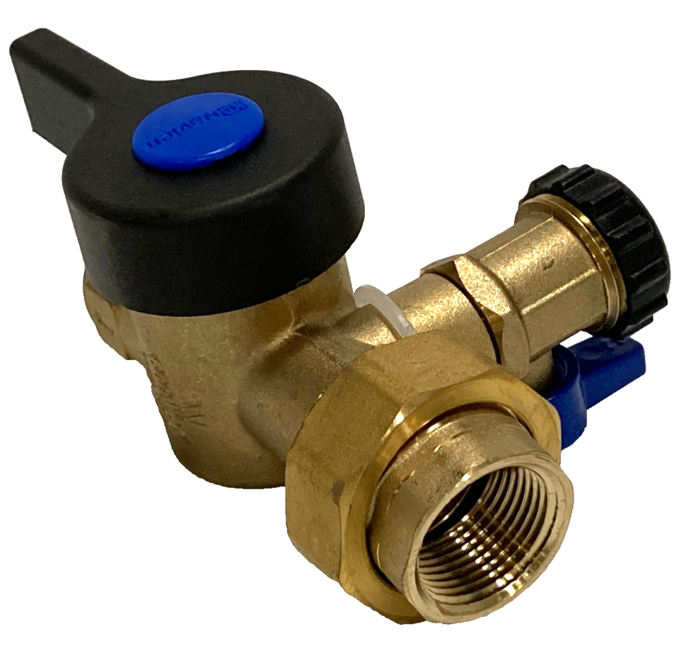 KD Navien Plumb Easy Valve Set Hot and Cold Water Isolation Valves V2 ...